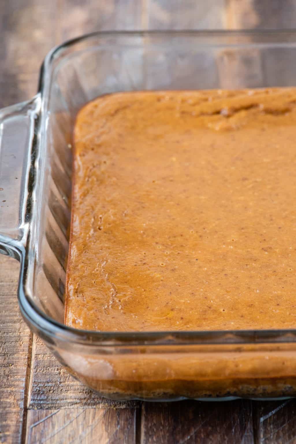 Easy Pumpkin Pie Bars - 8 ingredients with yellow cake mix!