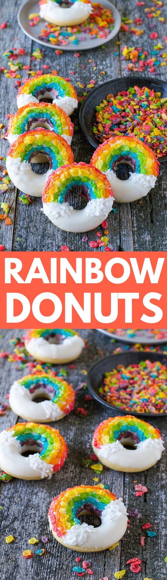 Rainbow Donuts