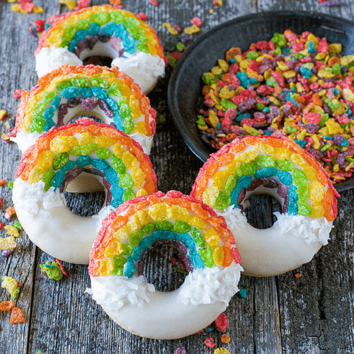 Rainbow Donuts