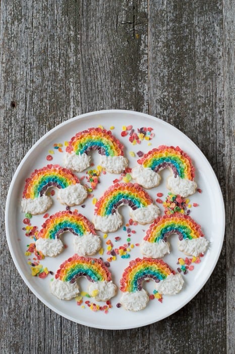 Rainbow Sugar Cookies