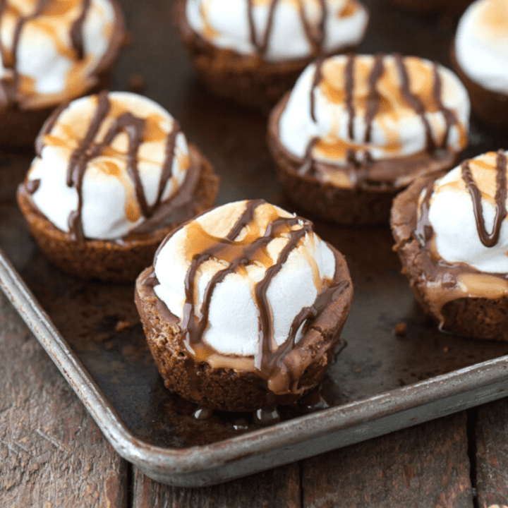 Turtle S'mores Bites