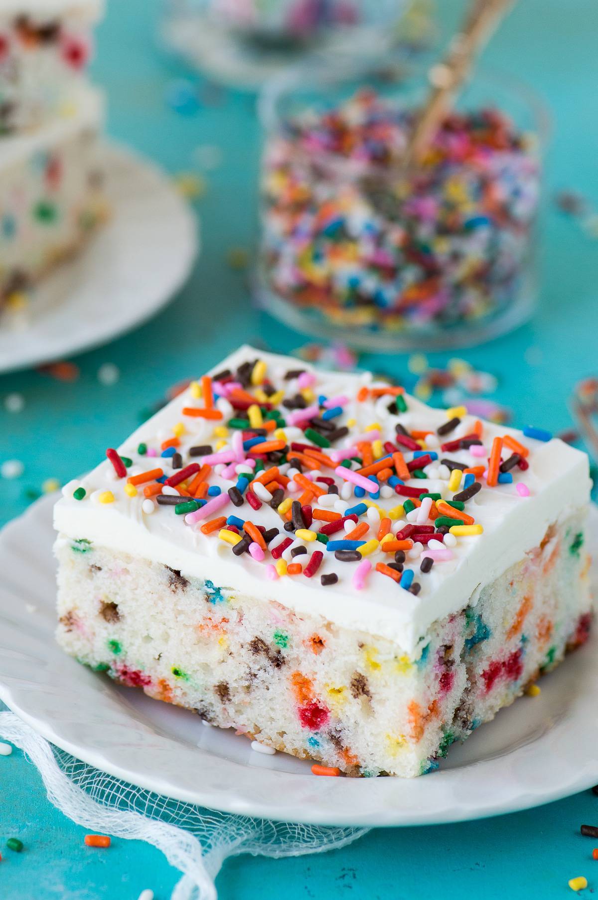 Funfetti Sheet Cake The First Year Funfetti Sheet Cake The First Year