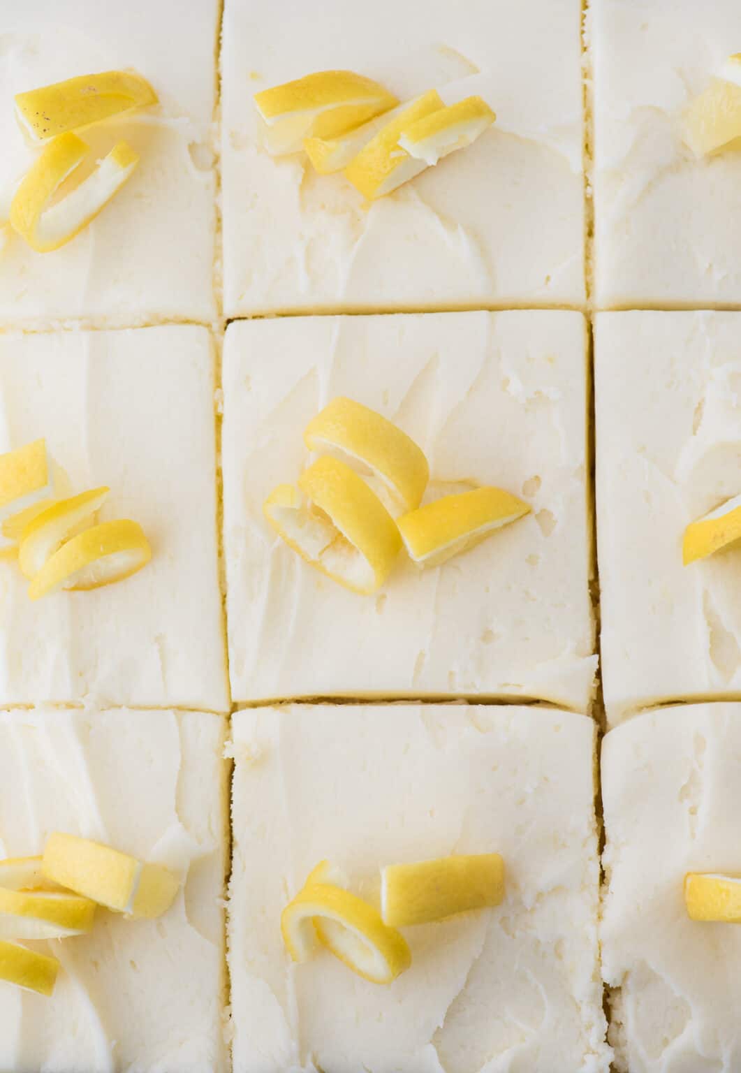 Lemon Cake {made in 9x13 pan with fresh lemons}