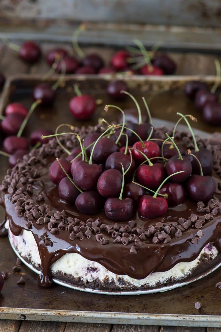 Chocolate Cherry Cheesecake