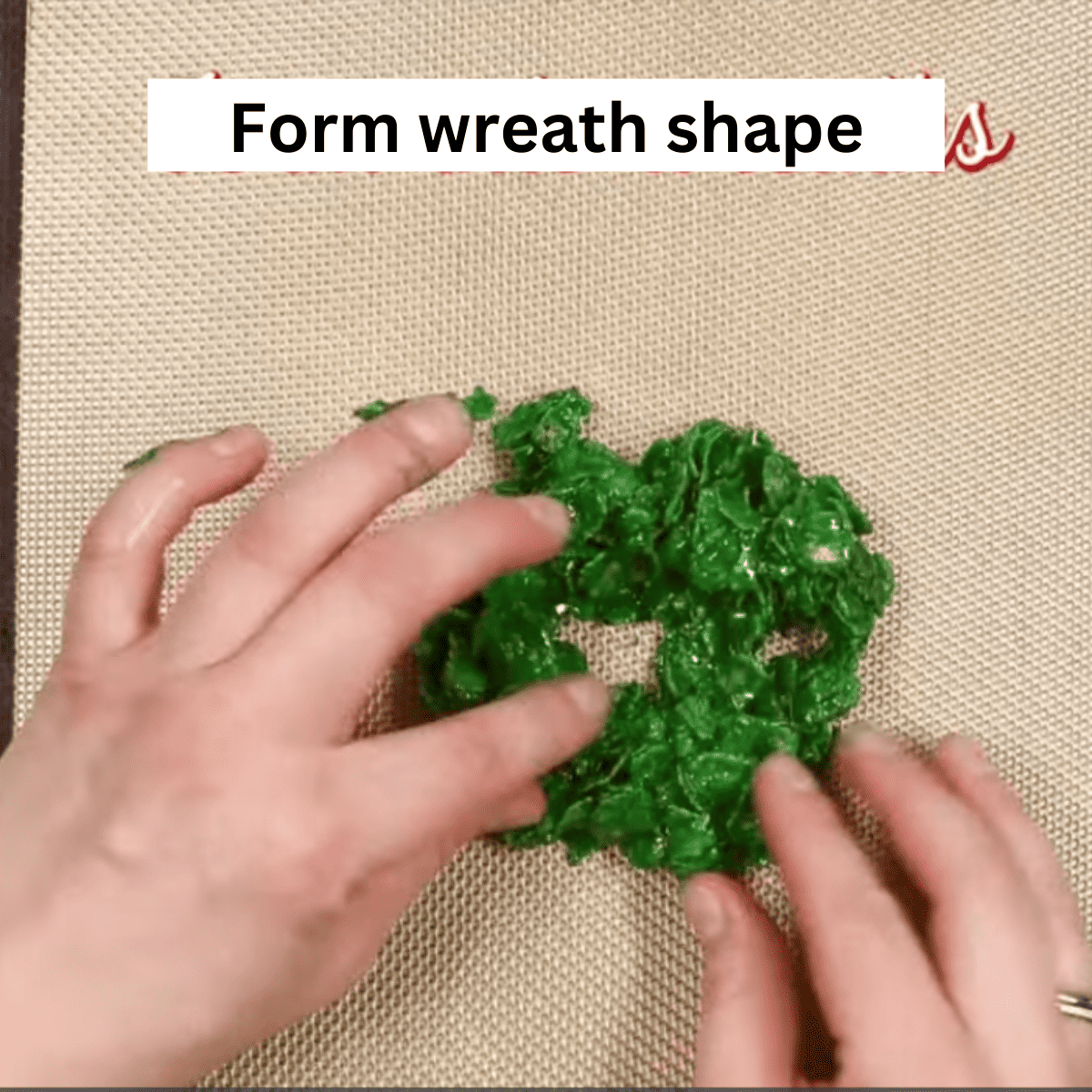 Cornflake Wreaths - Christmas Wreath Cookies