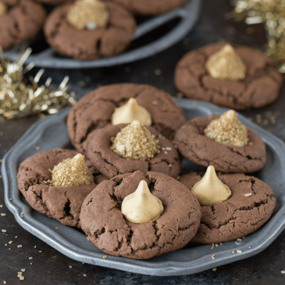 Midnight Kiss Cookies - new year's eve cookies!