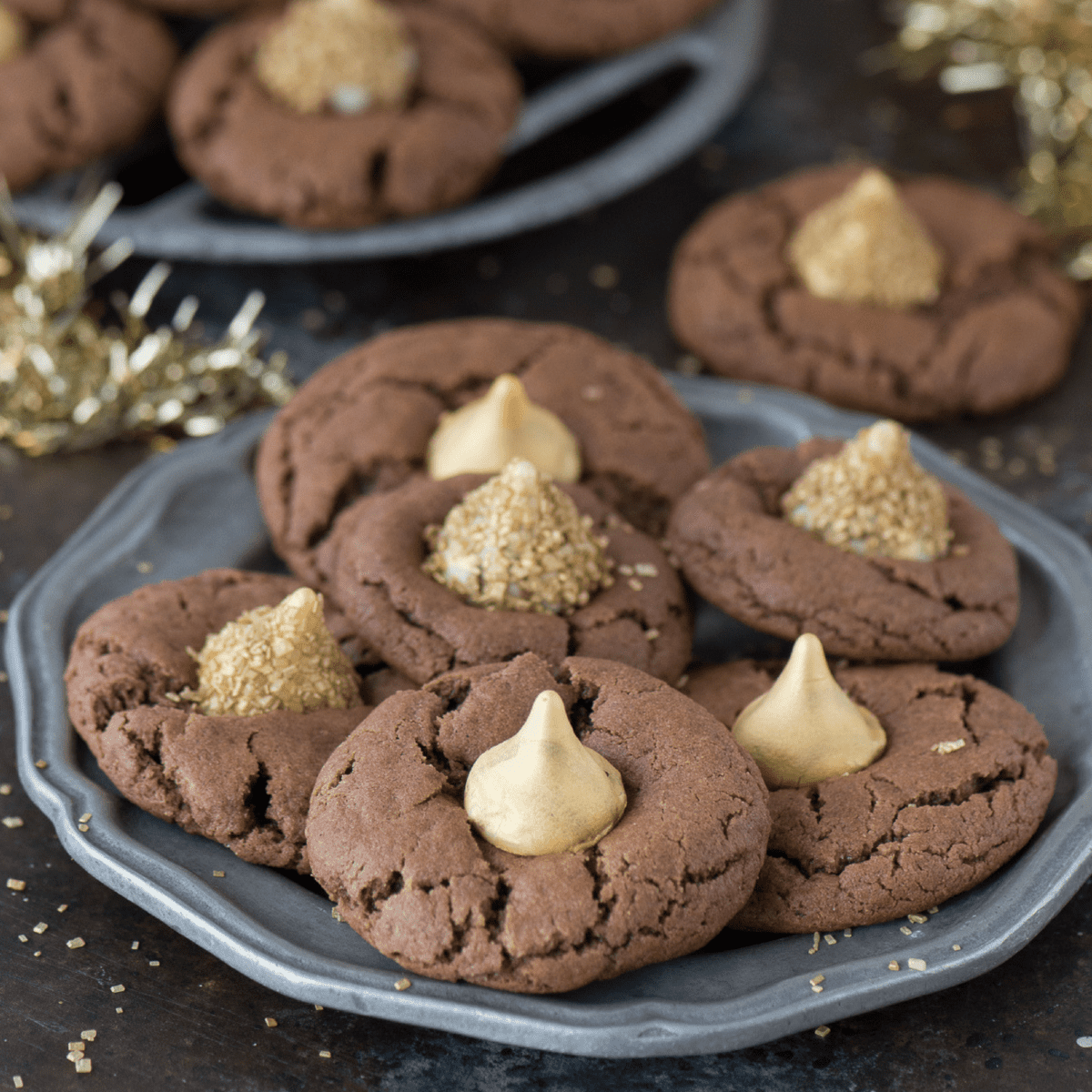 Midnight Kiss Cookies - new year's eve cookies!