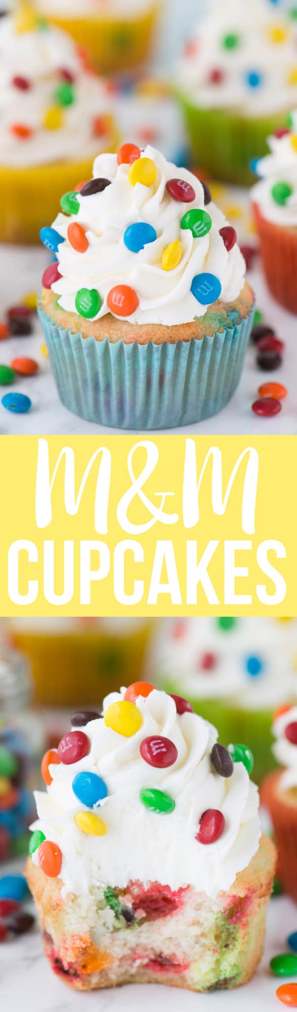 M&M Cupcakes