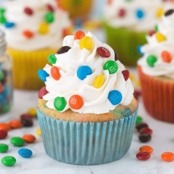 M&M Cupcakes