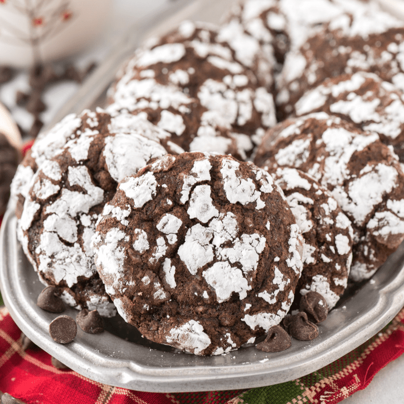 Recipe for Chocolate Crinkle Cookies - The First Year
