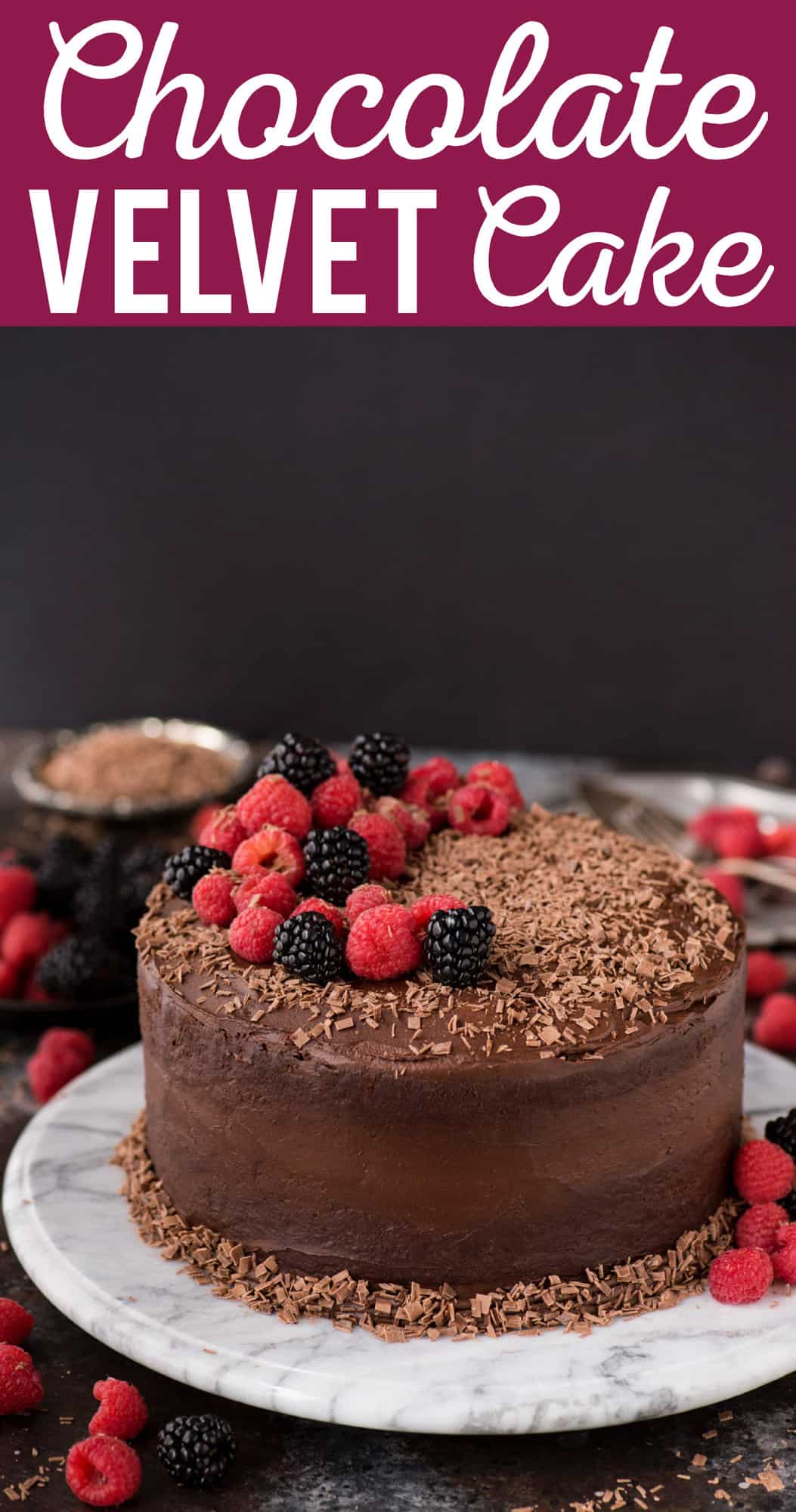 Chocolate Velvet Cake