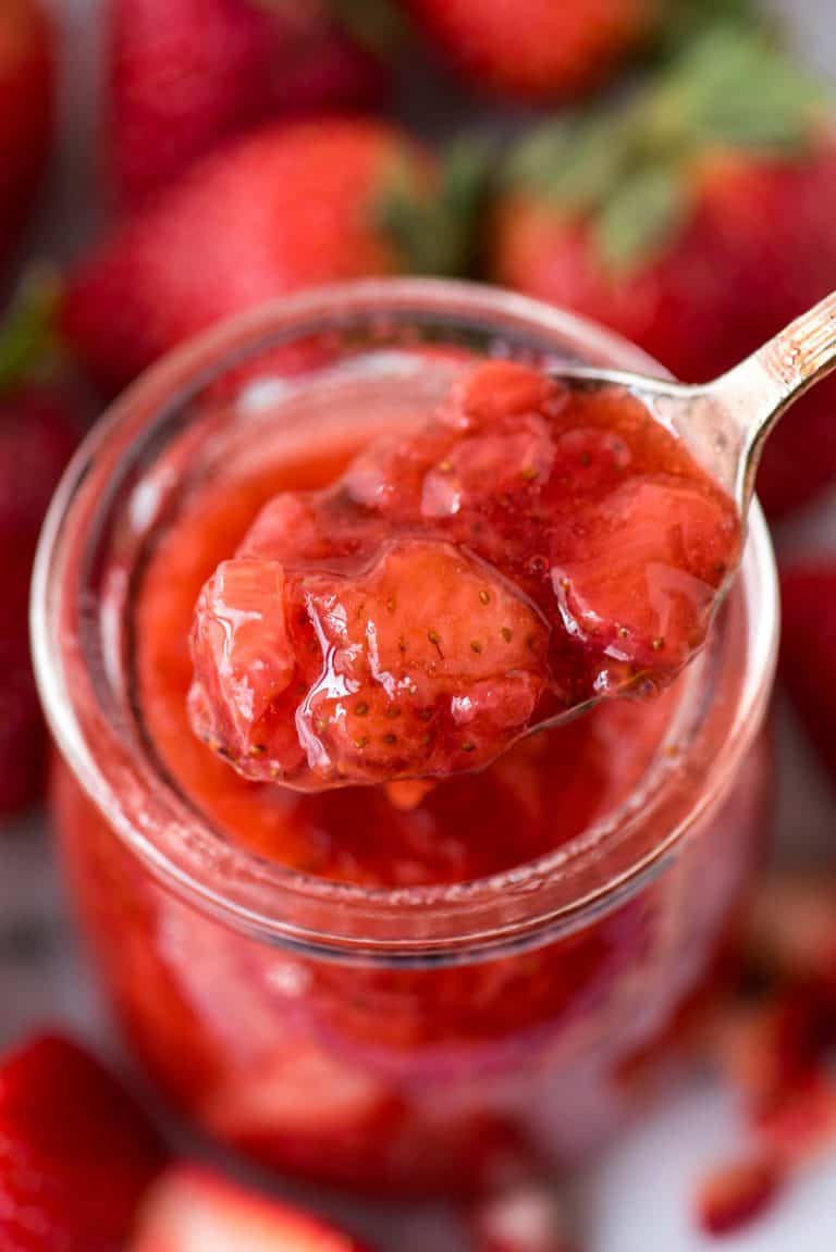 Fresh Strawberry Sauce Recipe - The First Year