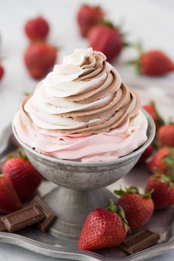 Neapolitan Whipped Cream