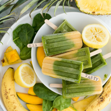 Green Machine Popsicles