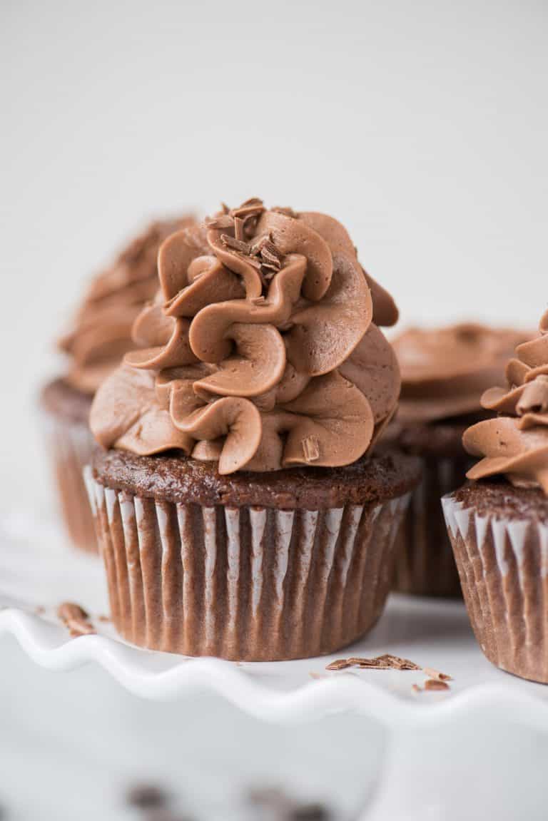 Easy Chocolate Cupcakes (made from a box mix and SO good!)