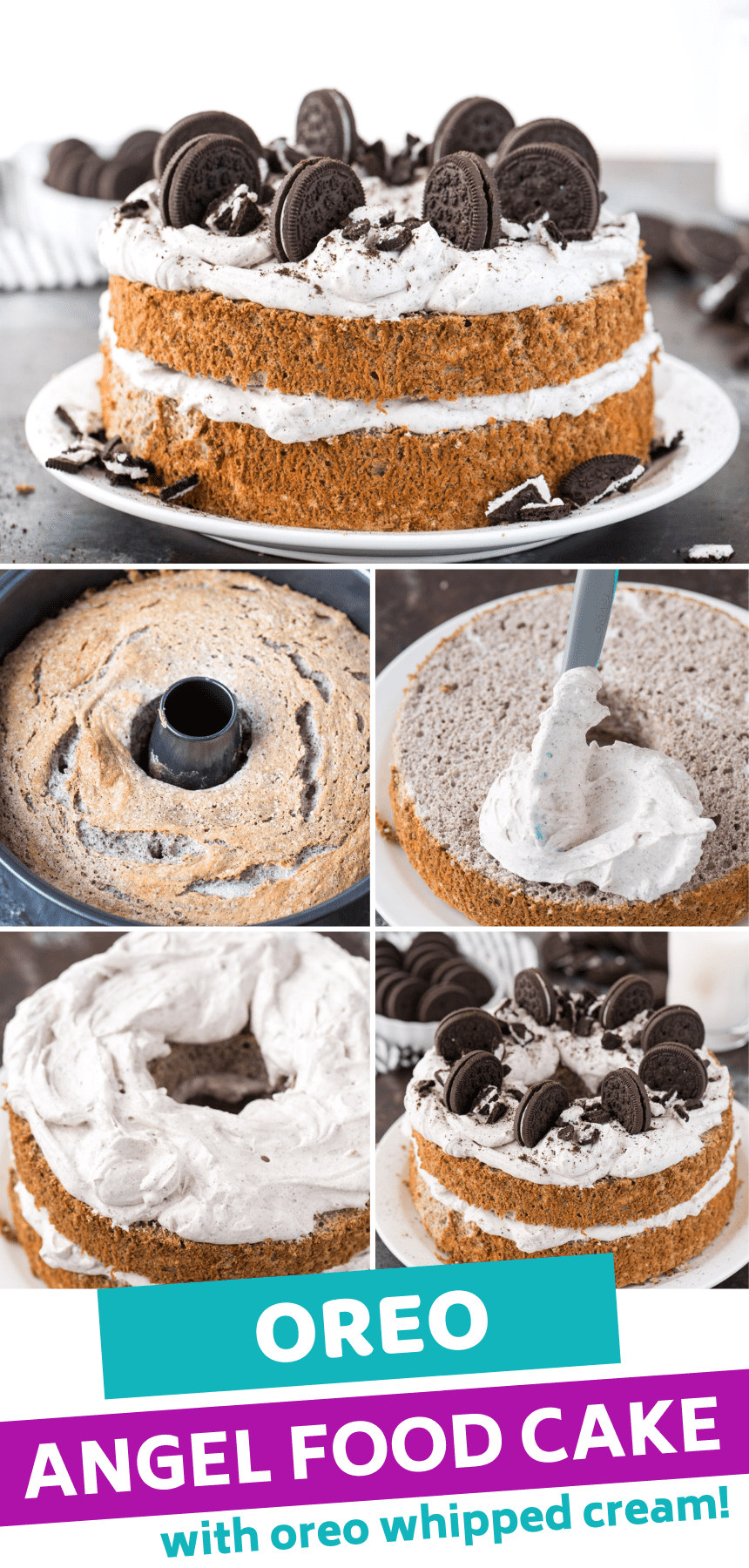 Oreo Angel Food Cake