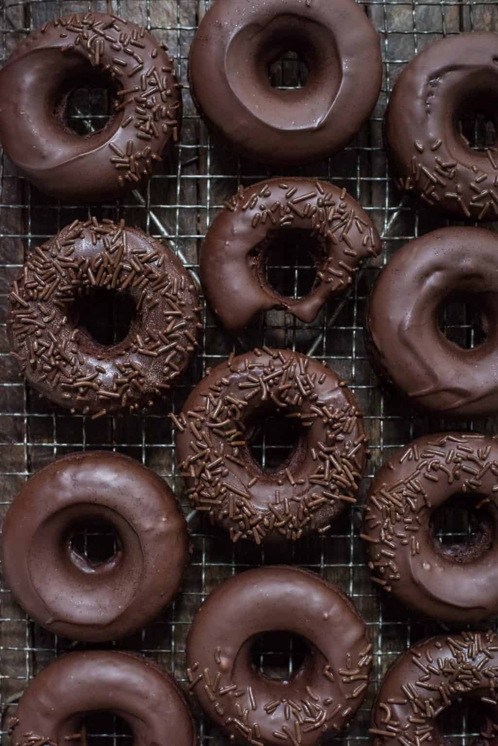 Baked Chocolate Donut Recipe - The First Year