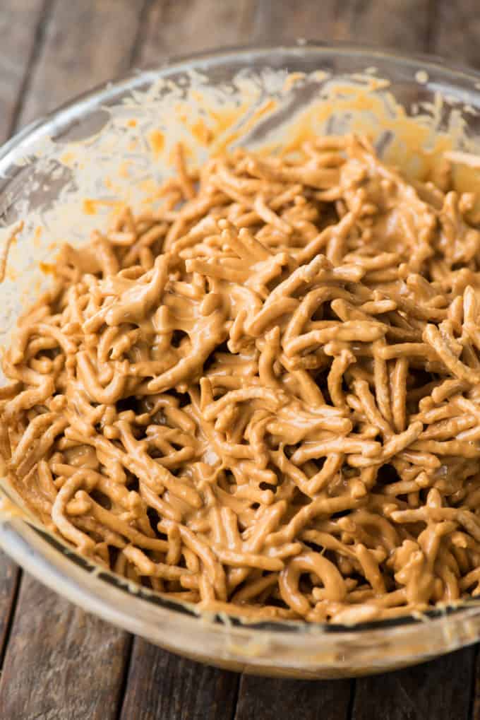 Haystacks Recipe (Butterscotch & Peanut Butter, or Chocolate)