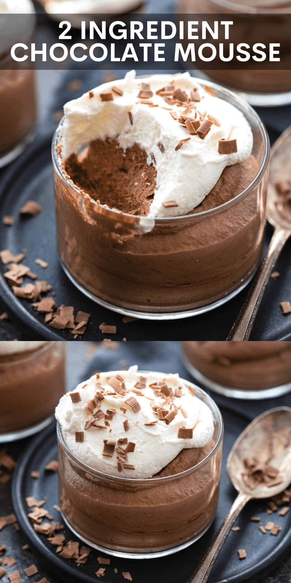 2 Ingredient Easy Mousse Recipe - The First Year