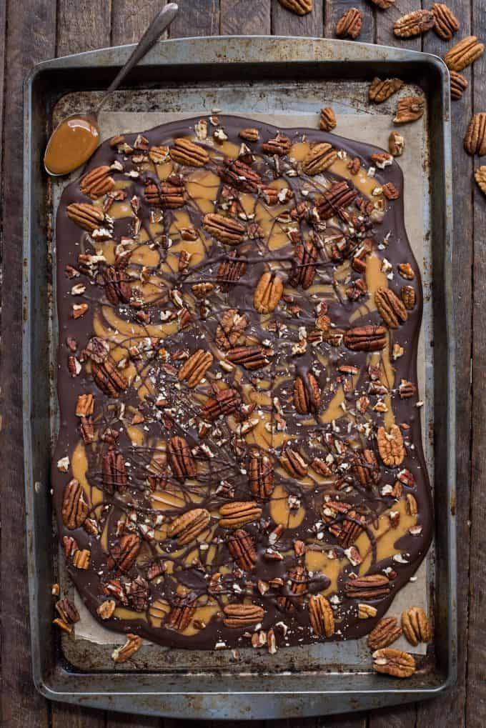 Turtle Bark - 4 ingredient Christmas candy