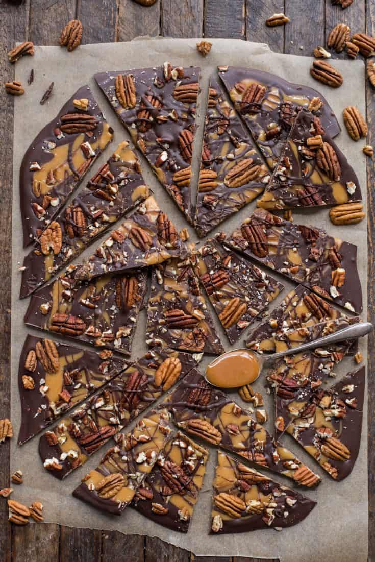 Turtle Bark - 4 ingredient Christmas candy