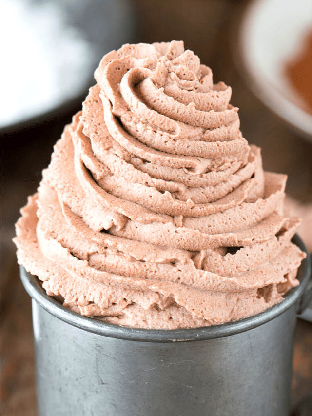 Easiest Chocolate Whipped Cream - The First Year