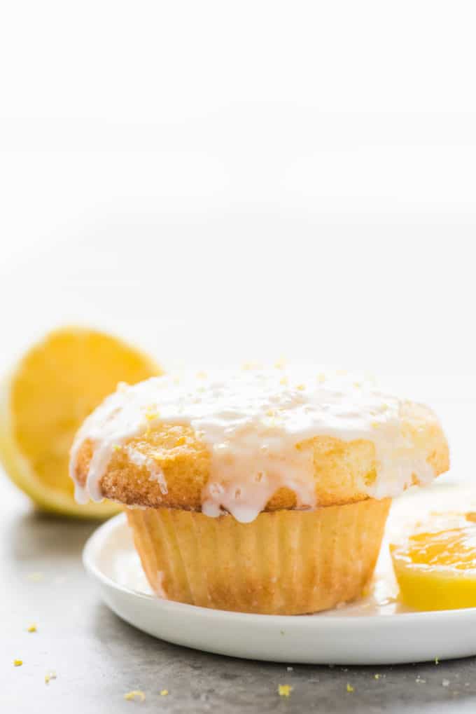 Bakery Style Lemon Muffins - The First Year