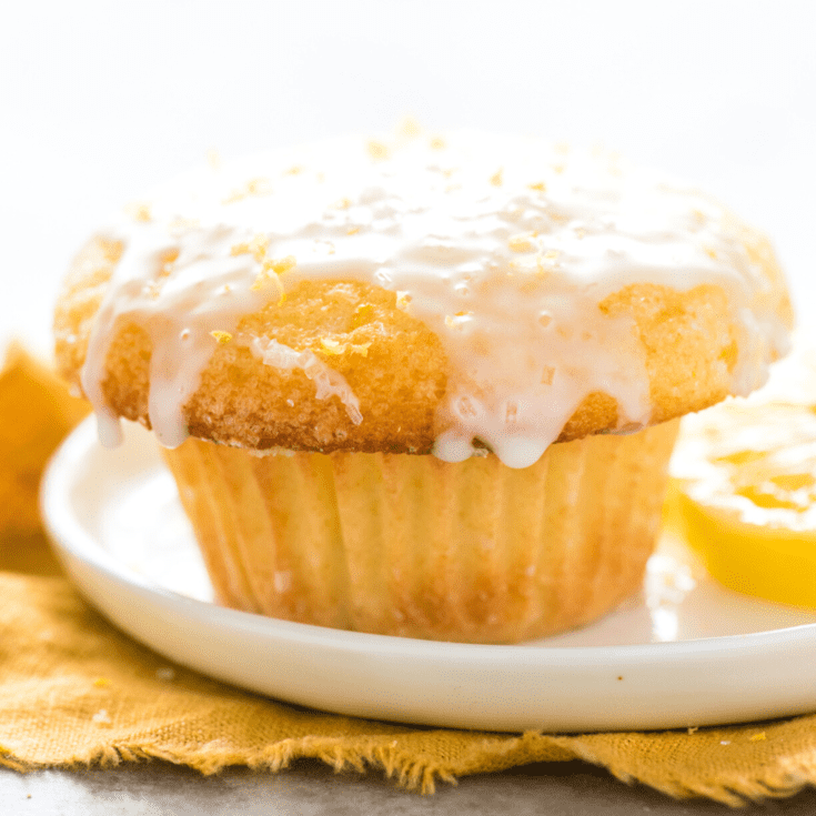 Bakery Style Lemon Muffins - The First Year