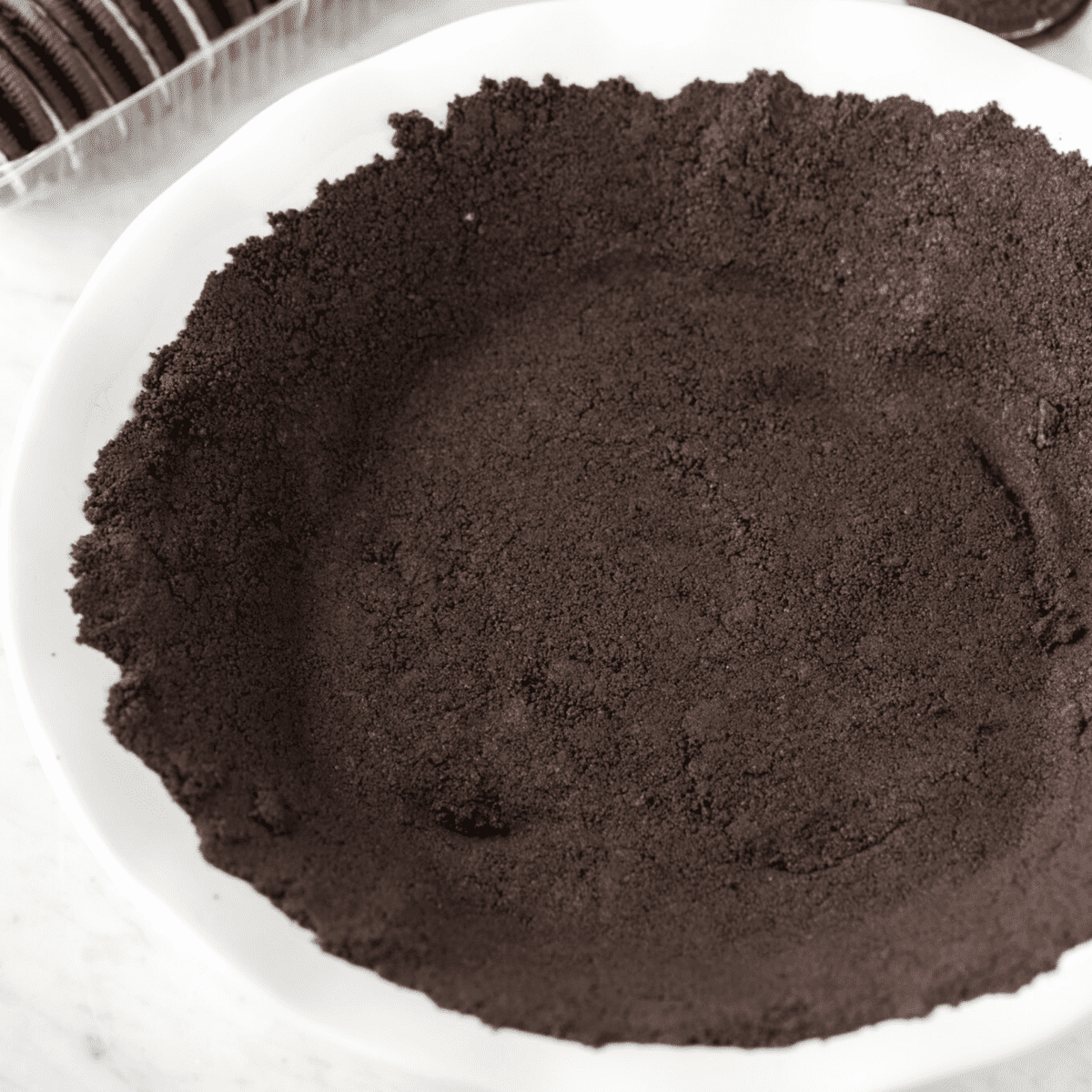 Oreo Pie Crust - easy crust recipe!