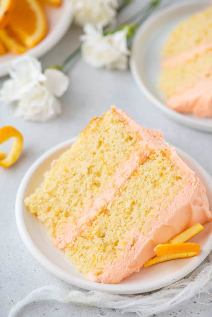 Orange Layer Cake - The First Year