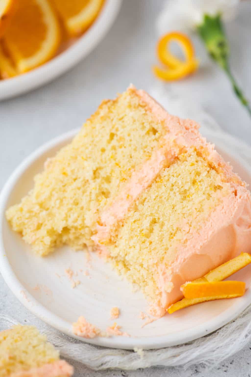 Orange Layer Cake - The First Year