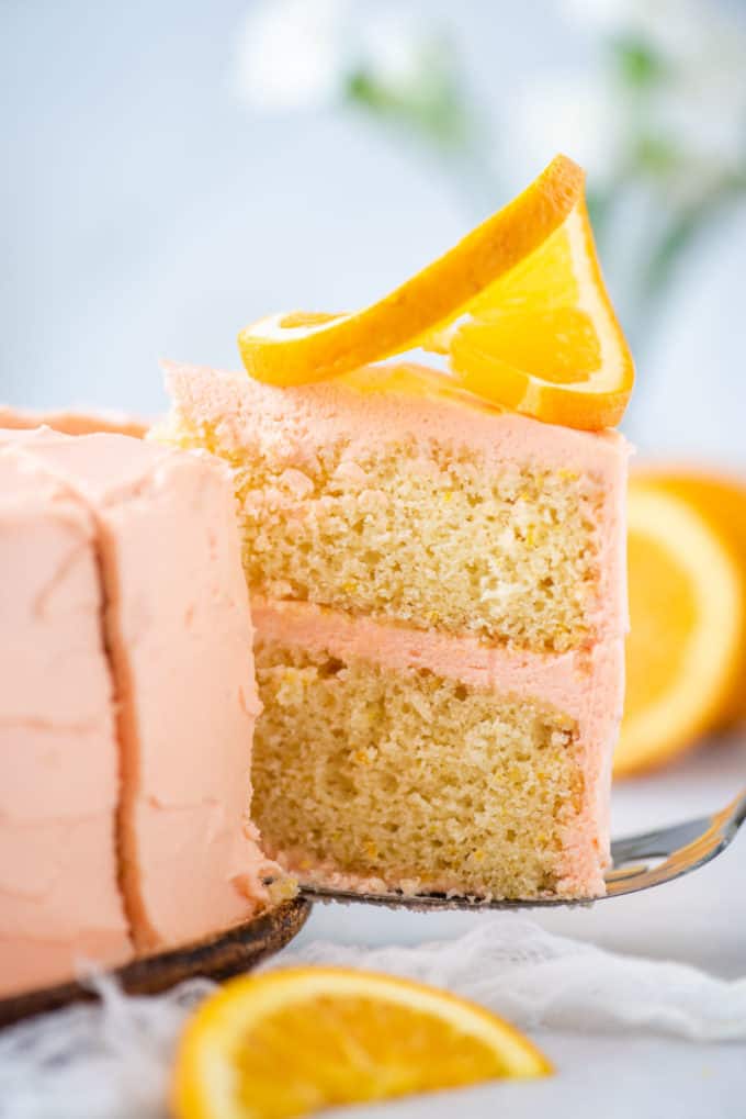 Orange Layer Cake - The First Year