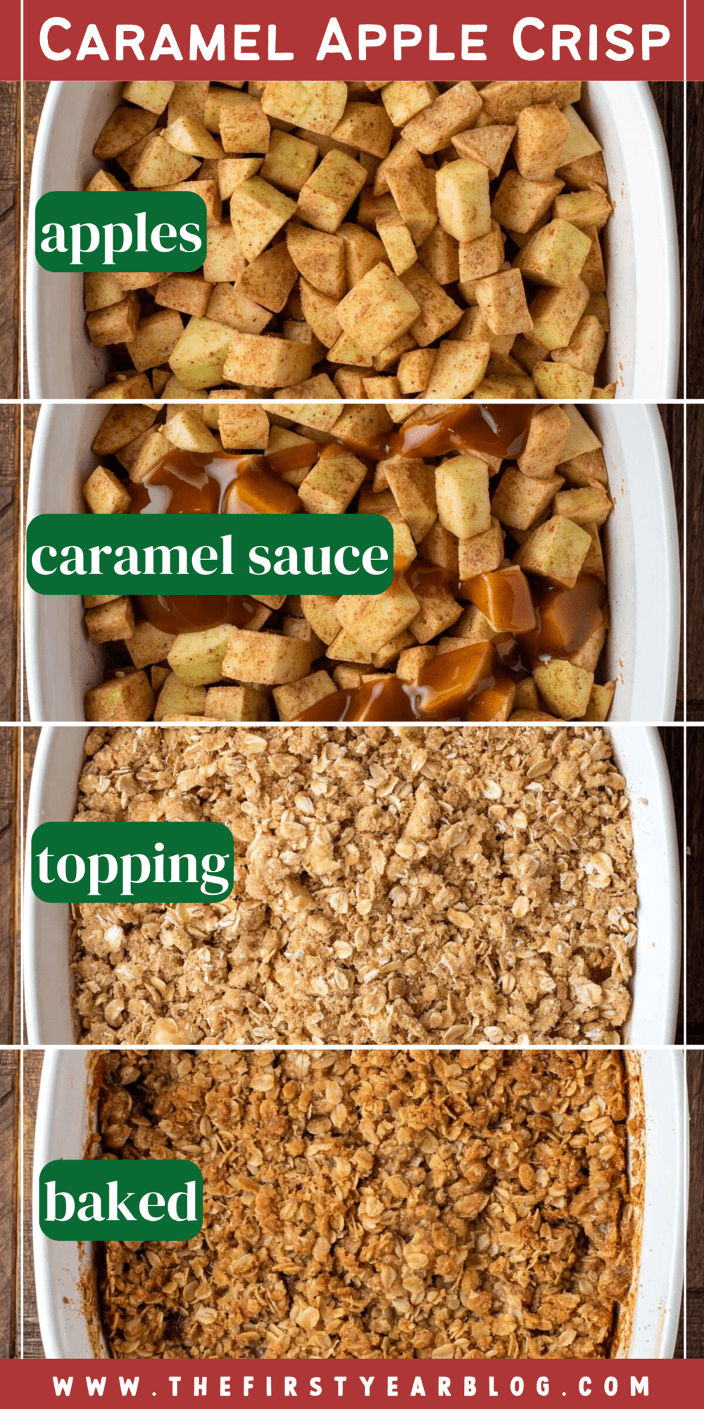 Irresistible Caramel Apple Crisp