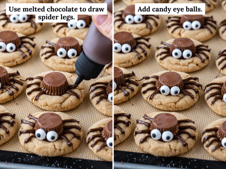 Easy Peanut Butter Spider Cookies l The First Year Blog