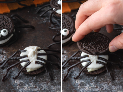 Easy Oreo Spiders (4 Ingredients!) l The First Year Blog