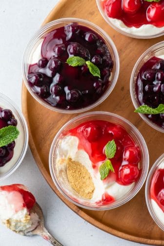 Easy No Bake Cheesecake in a Cup - The First Year Blog