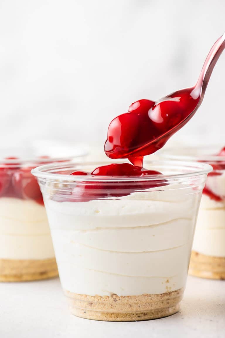Easy No Bake Cheesecake in a Cup - The First Year Blog