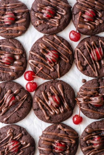 Chocolate Cherry Cookies l The First Year Blog