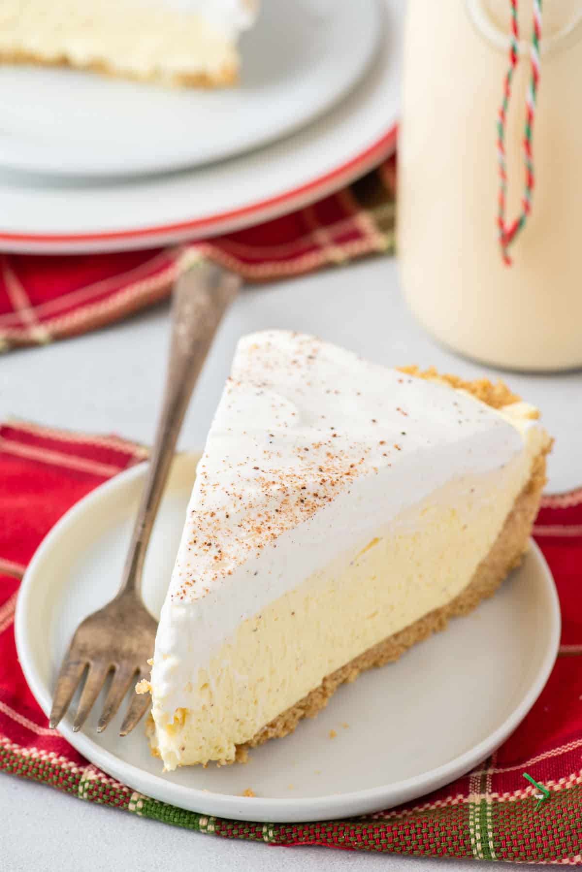 No Bake Eggnog Pie L The First Year Blog No Bake Eggnog Pie L The First Year Blog