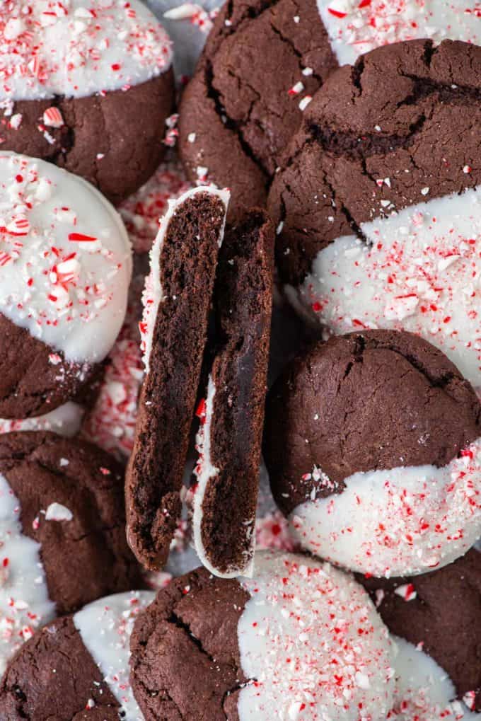 Chocolate Peppermint Cookies Recipe - The First Year