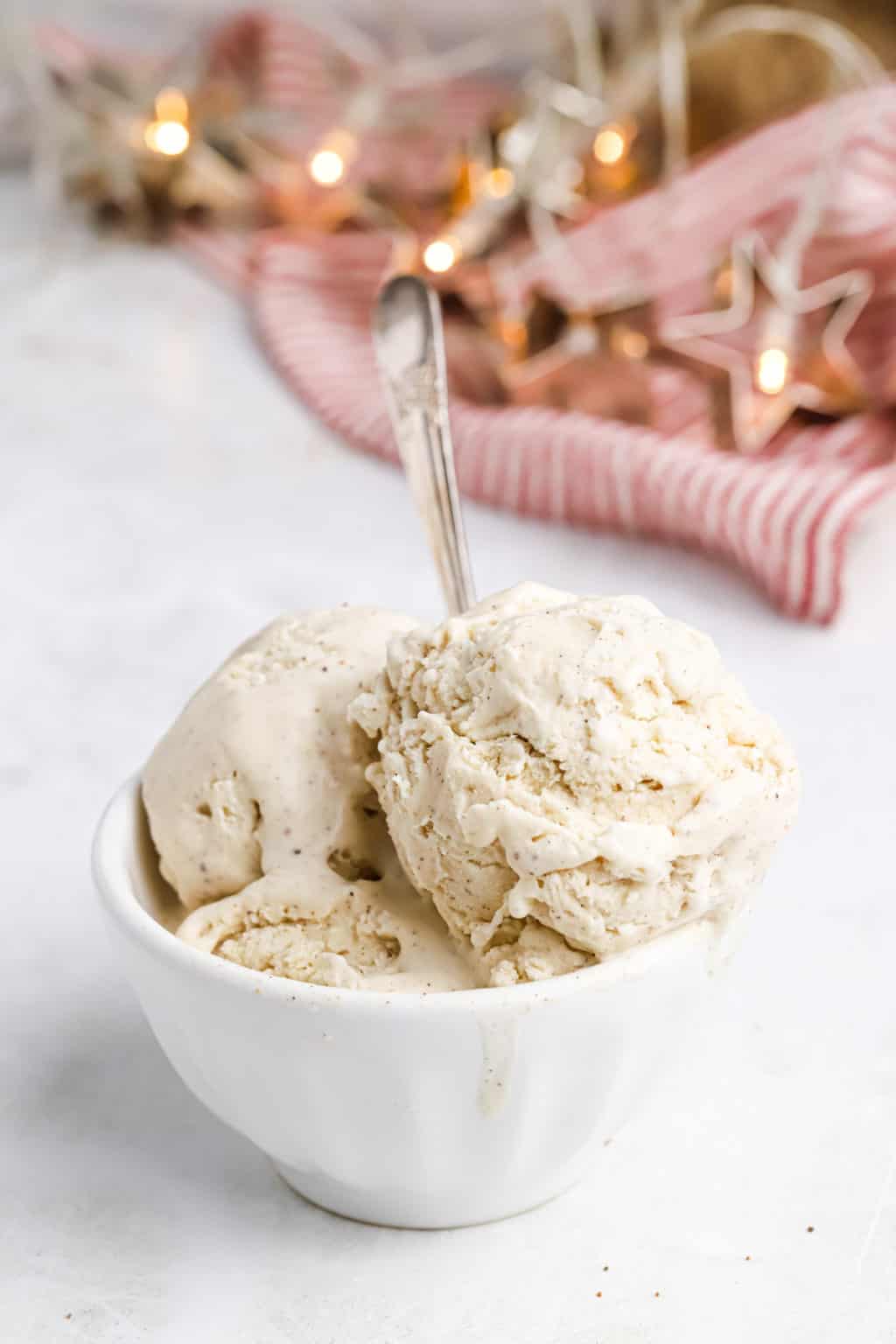 Eggnog Ice Cream Recipe (Easy) - The First Year