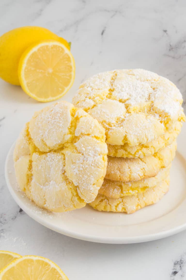 Lemon Cake Mix Cookies - The First Year