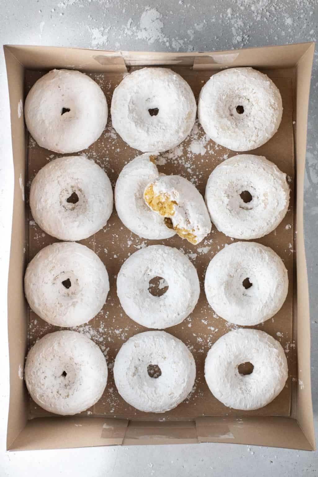Powdered Sugar Donuts - The First Year