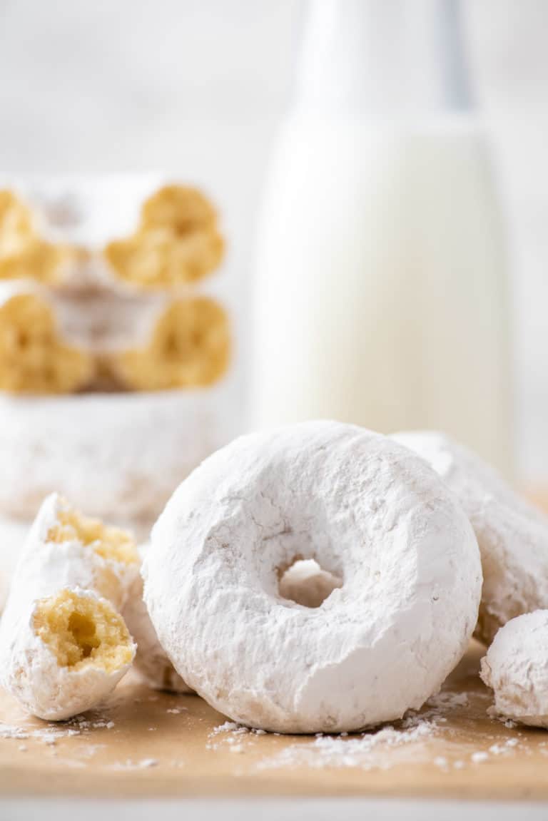 Powdered Sugar Donuts - The First Year