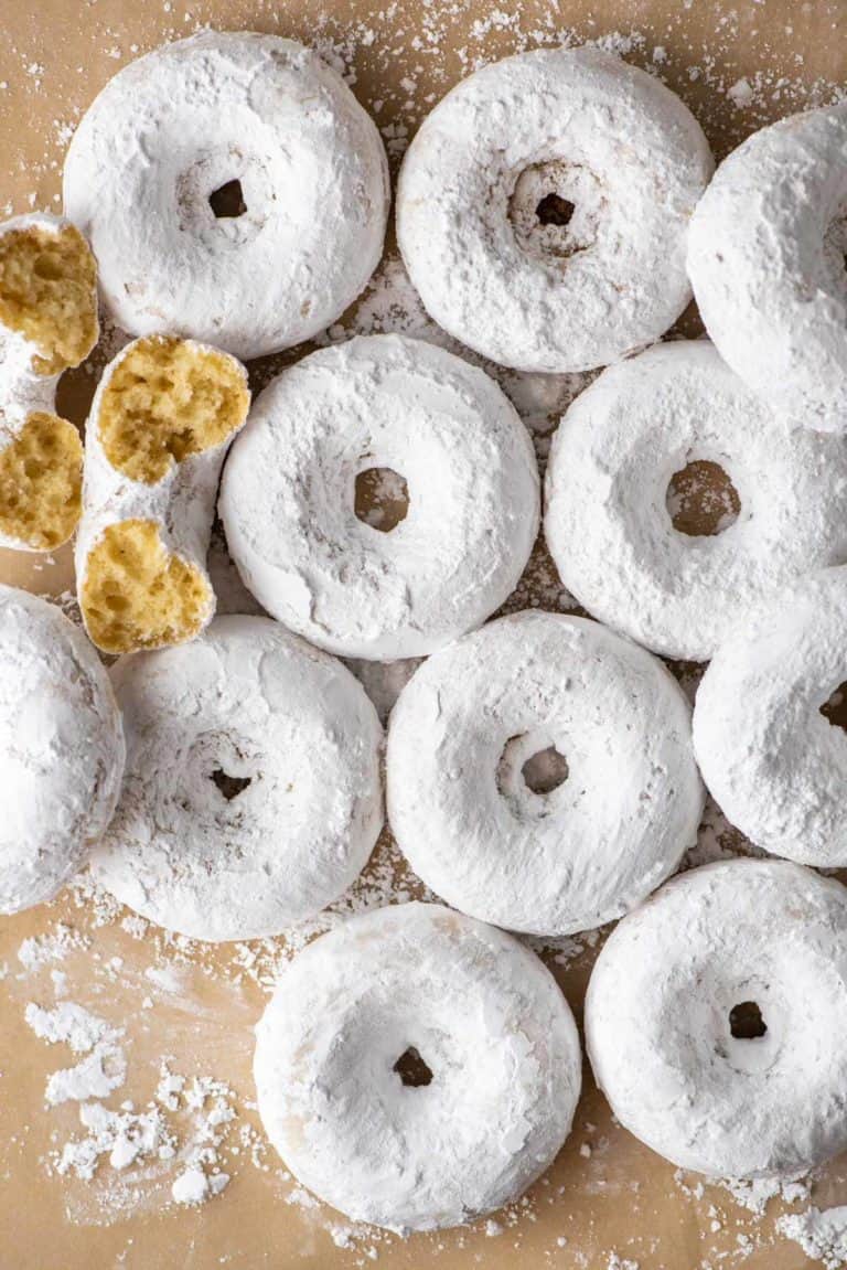 Powdered Sugar Donuts - The First Year