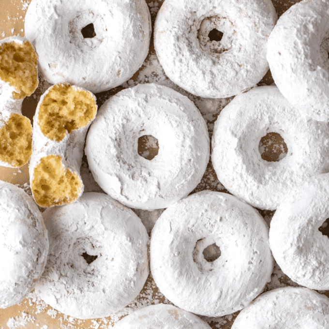 Powdered Sugar Donuts - The First Year