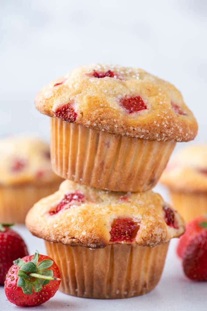 Recipe for Strawberry Muffins - The First Year