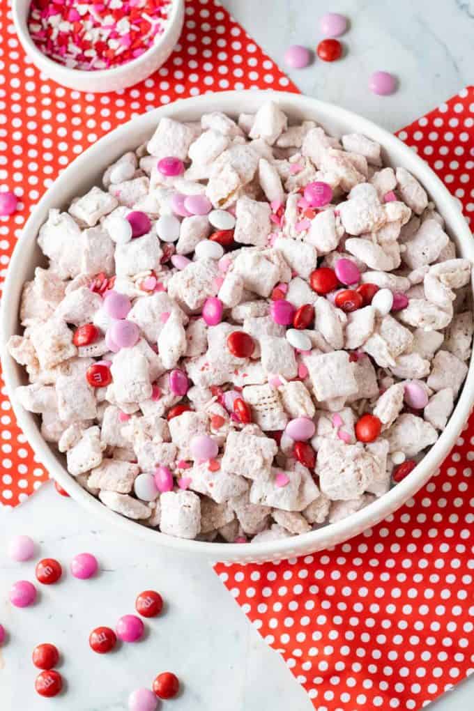 Valentine's Day Puppy Chow - The First Year