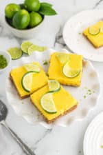 Key Lime Pie Bars Recipe - The First Year