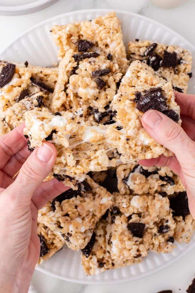 Oreo Rice Krispie Treats - The First Year